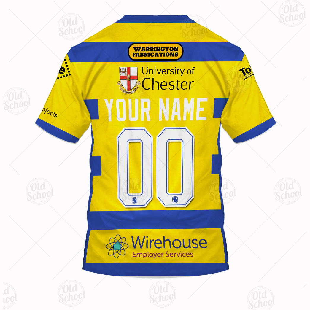 Personalise Super League Warrington Wolves 2021 Home Jersey - YourGears