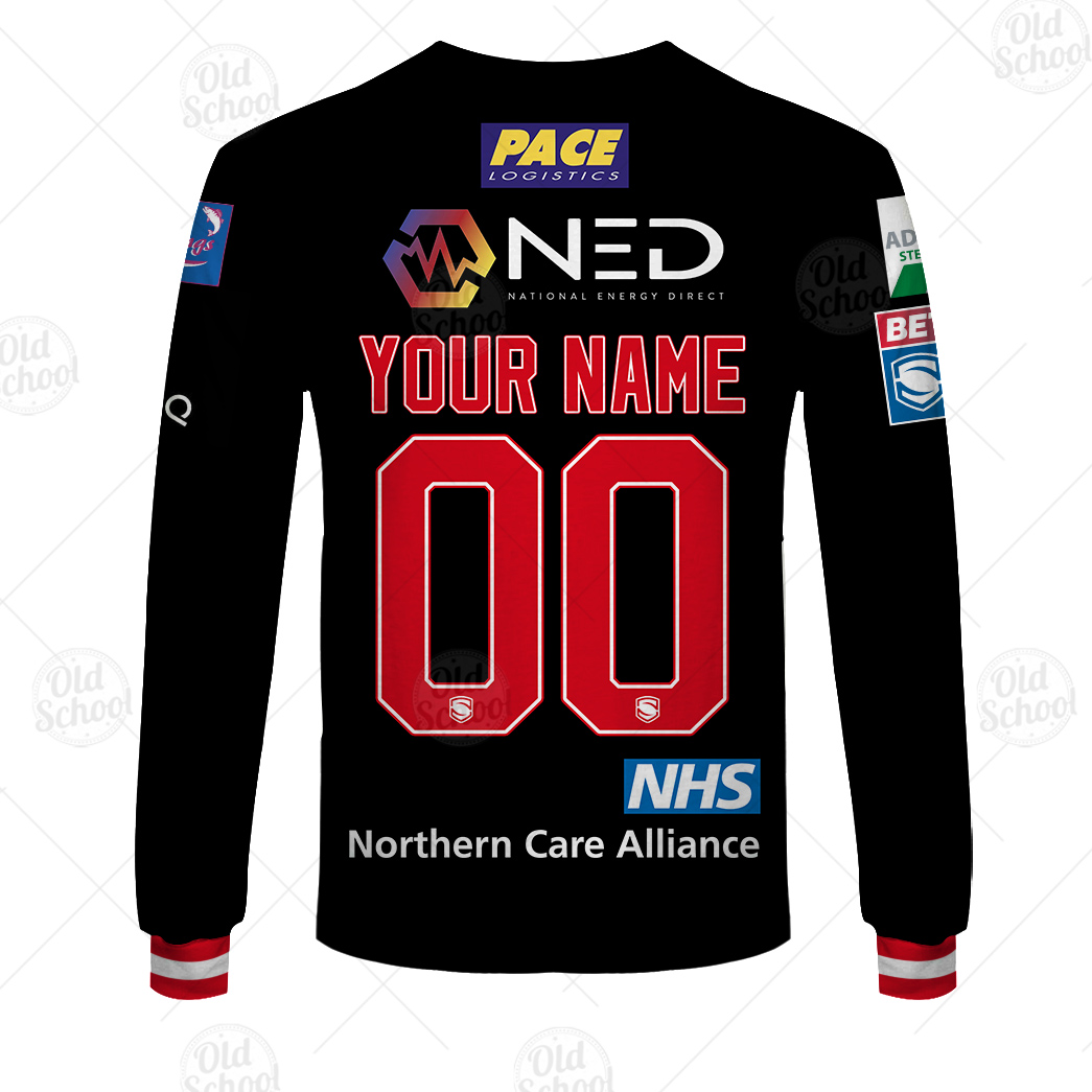 Personalise Super League Salford Red Devils 2021 Away Jersey - YourGears