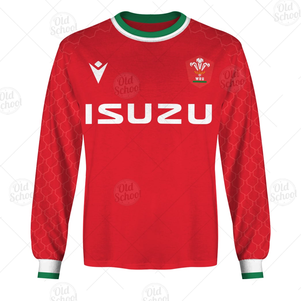 Personalised Six Nations Championship 2021 Wales Rugby Home Jersey ...